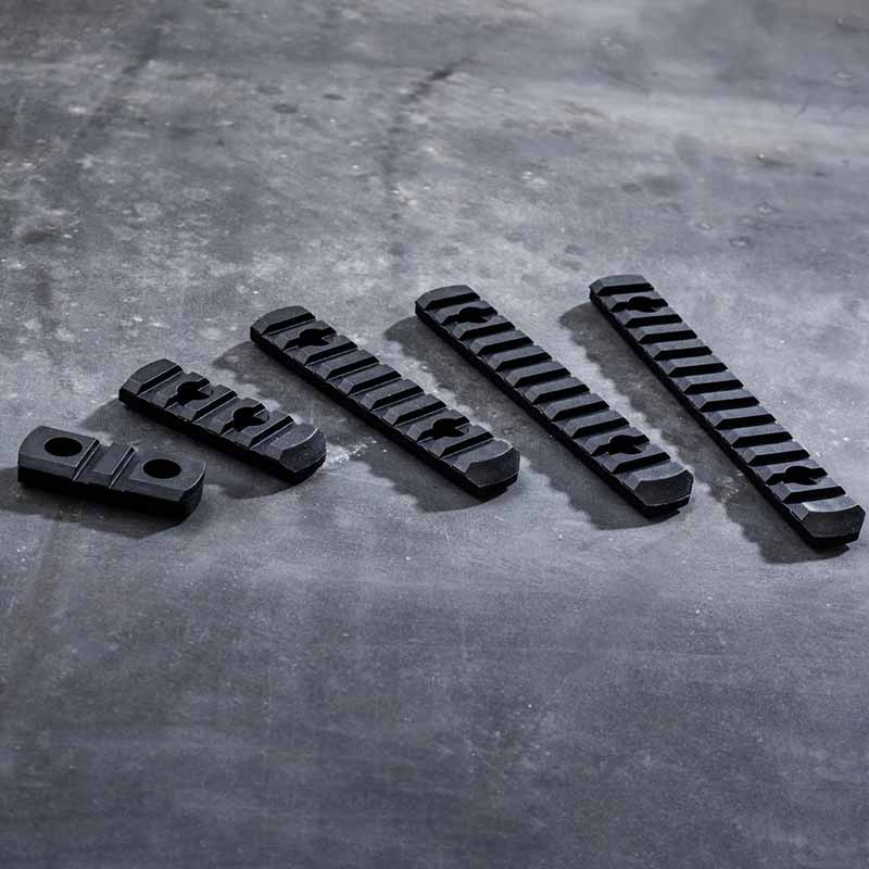 M-LOK Polymer Rail Set (6 pcs.) BLACK | Hera Arms